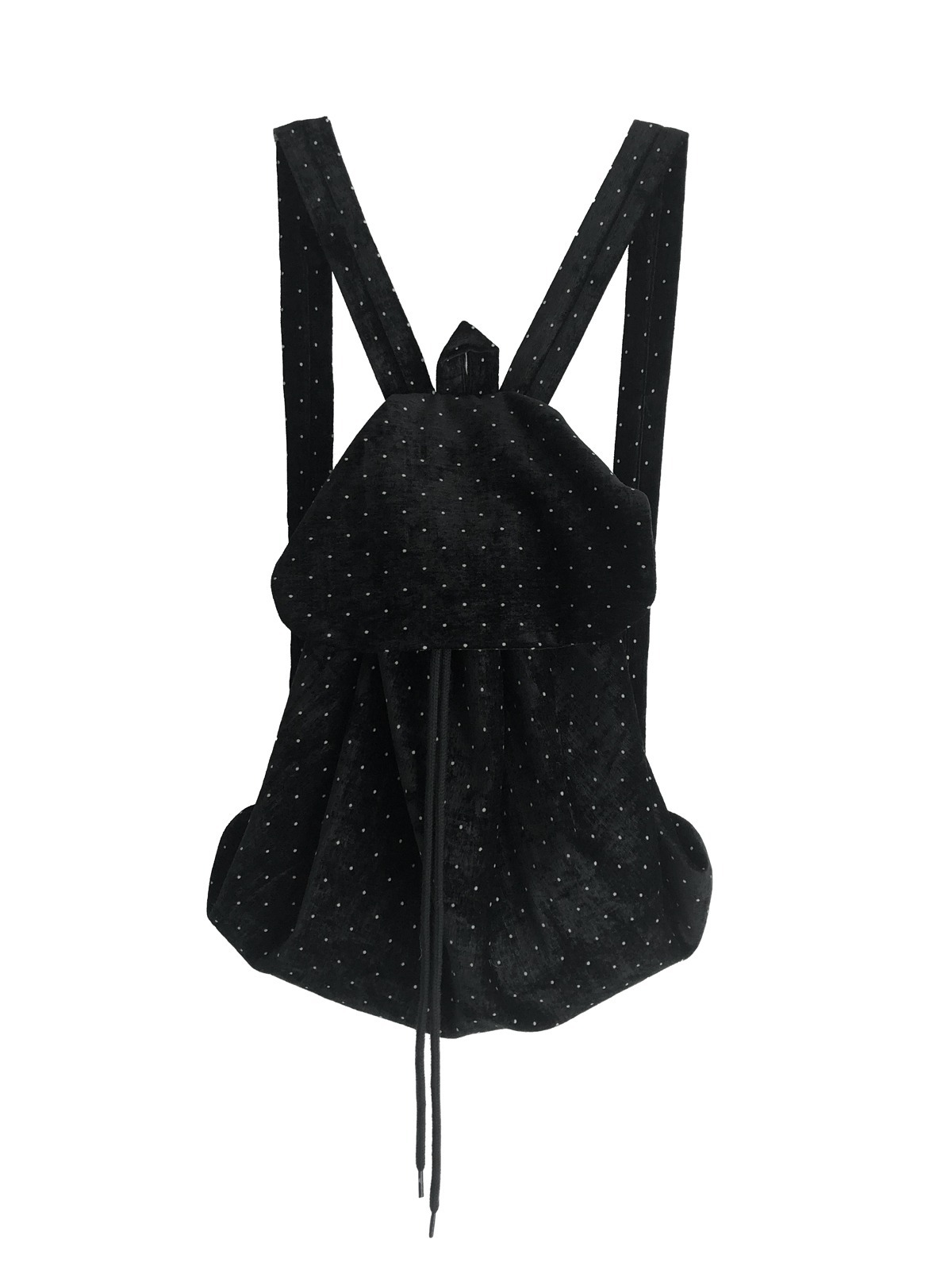 dot velvet backpack | 고와