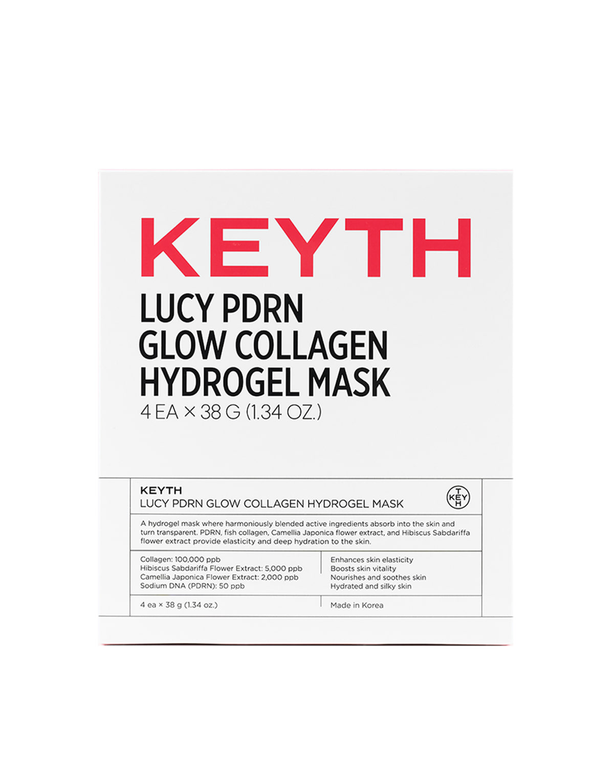 keyth,키스,겔마스크,마스크,루시,PDRN,피디알엔,콜라겐,LUCY,MASK