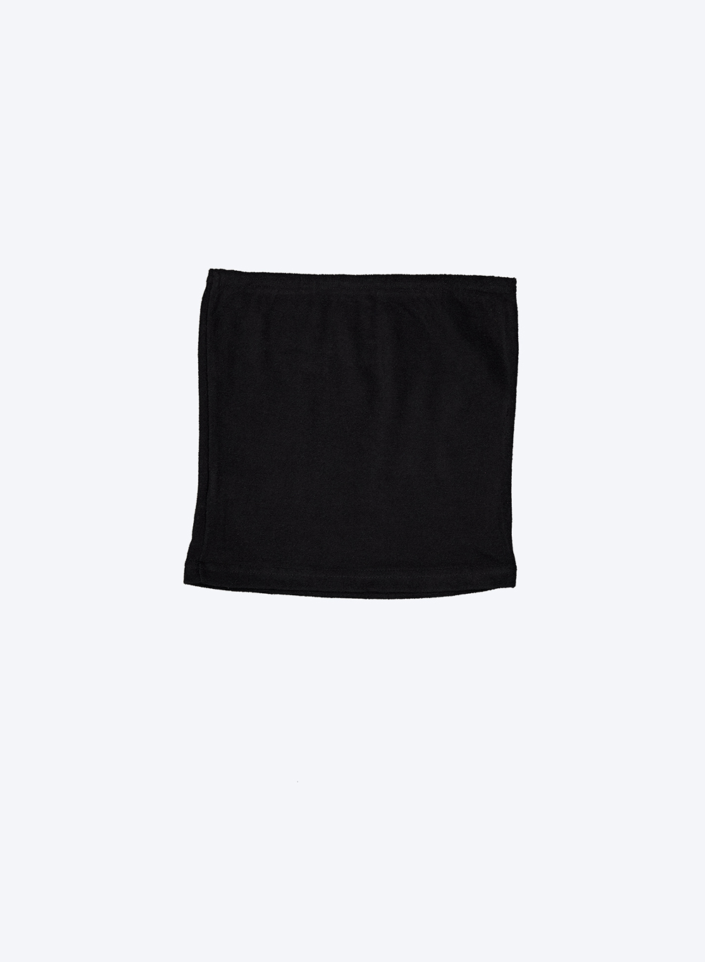 TERRY TUBE TOP - BLACK