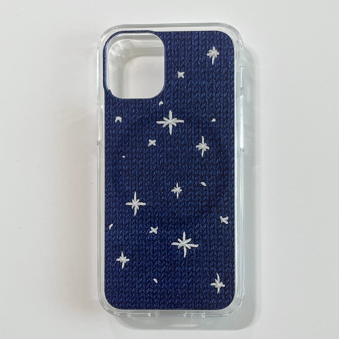 STARLIGHT KNIT HARD JELL CASE [iPhone 12mini MagSafe] - 델핀 delphin