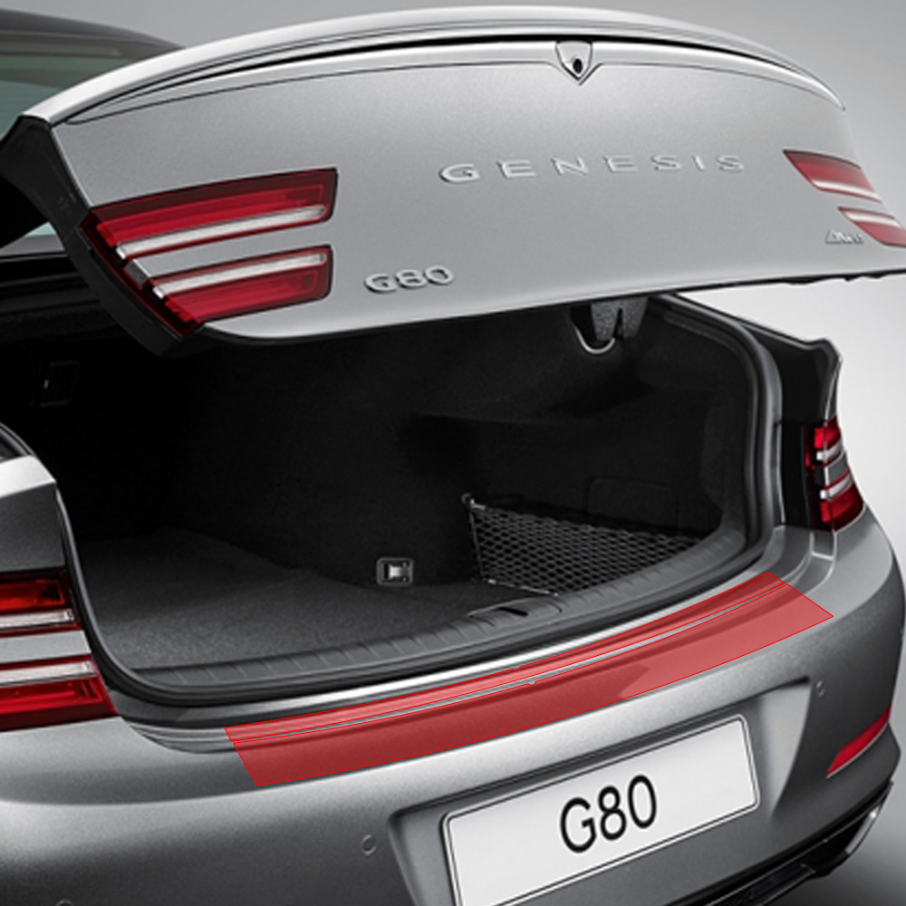 제네시스 G80 2023 PPF 필름 리어범퍼어퍼 트렁크버튼 - 스코코