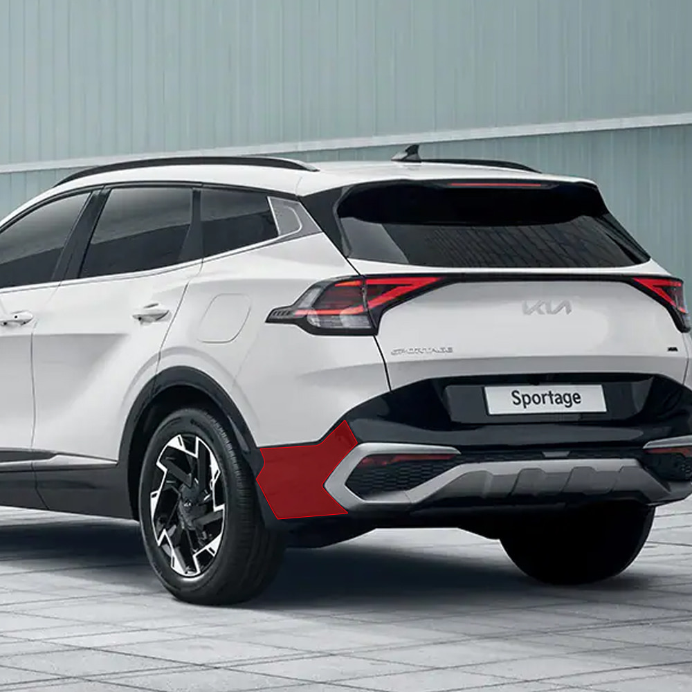 스코코 기아 스포티지 NQ5 하이브리드 리어범퍼 PPF 보호필름 - 스코코