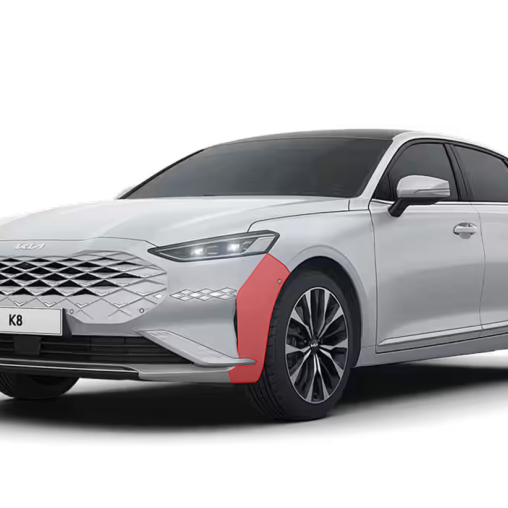 스코코 기아 K8 2021 프론트범퍼 사이드 PPF 보호필름 - 스코코