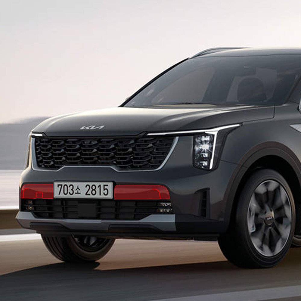 쏘렌토 MQ4 페이스리프트 프론트범퍼 하이그로시 PPF 보호필름 - 스코코