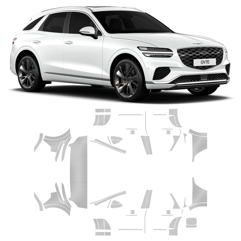 제네시스 GV70 페이스리프트 PPF 필름 도어컵+도어캐치 세트 - 스코코