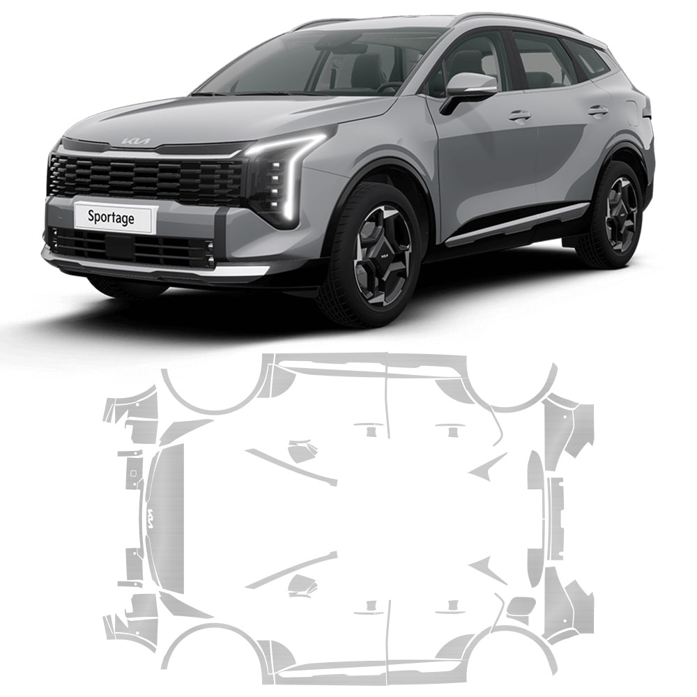 더 뉴 스포티지 NQ5 페이스리프트 PPF 필름 헤드라이트 - 스코코