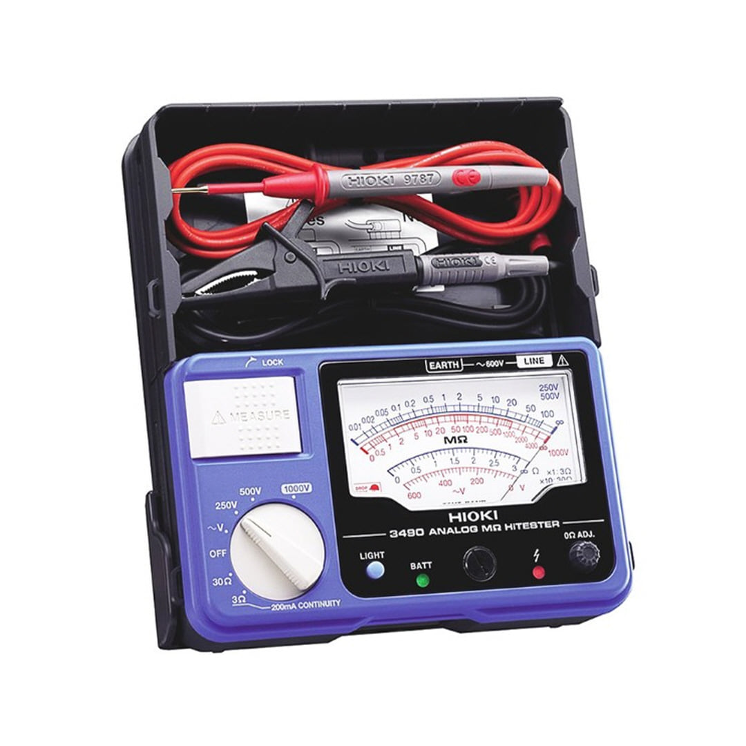 HIOKI 히오키 아날로그 절연저항계 3490 Insulation Tester 인설레이션 테스터 절연계 절연저항 측정기 메가옴 ...