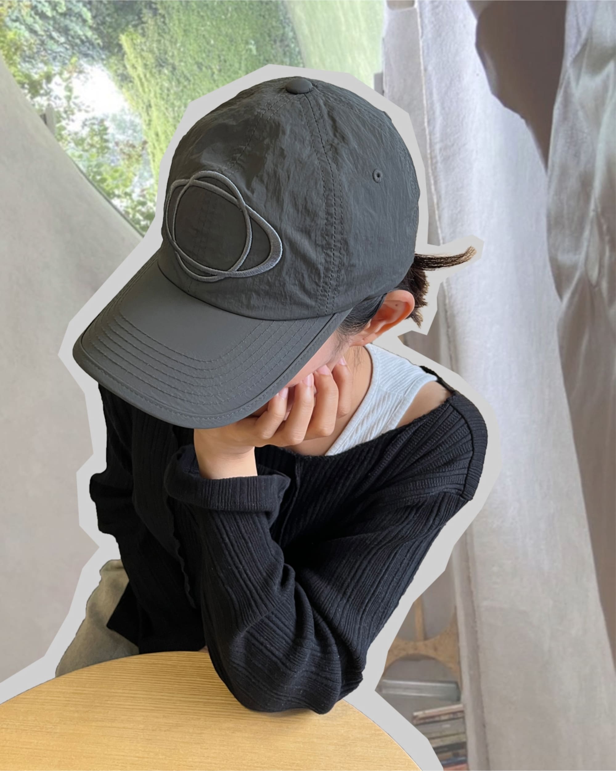CIRCLE CAP - CHARCOAL - discover good goods