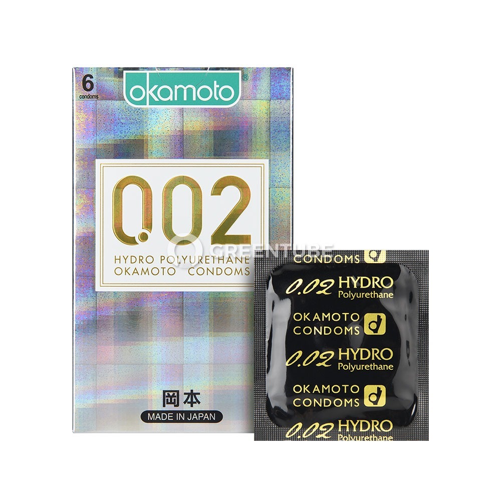 오카모토 002 하이드로 콘돔 (6P) | 그린튜브