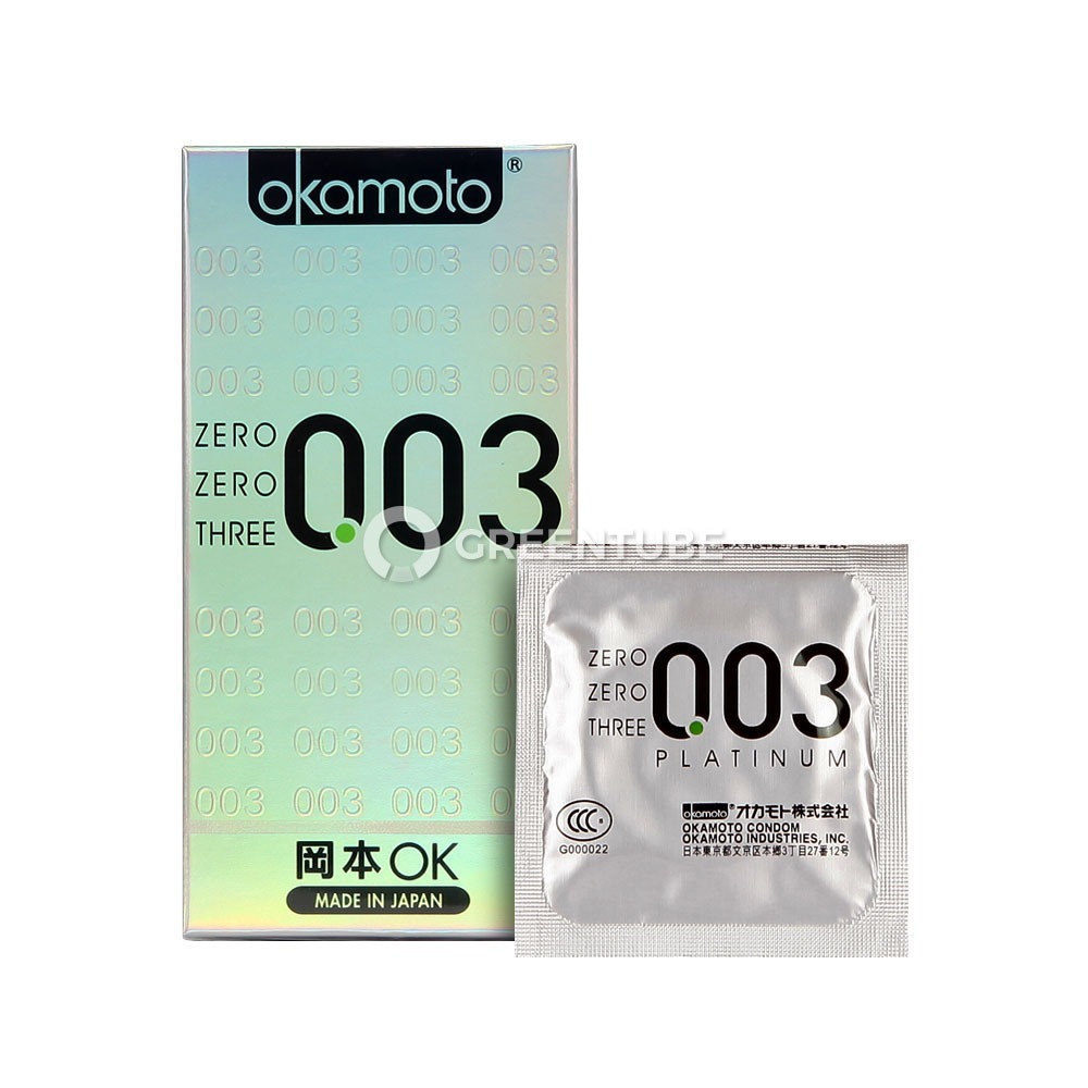 오카모토 003 플래티넘 콘돔 (10P) | 그린튜브