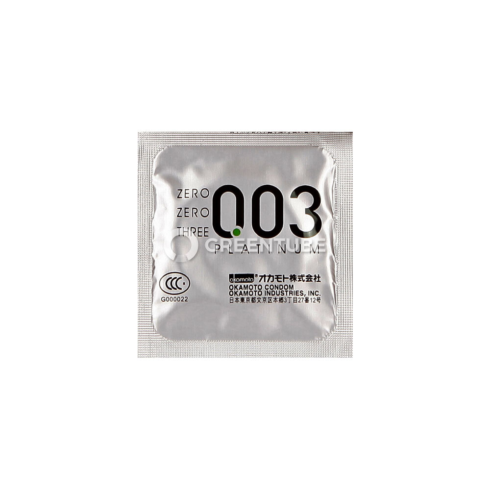 오카모토 003 플래티넘 콘돔 (10P) | 그린튜브