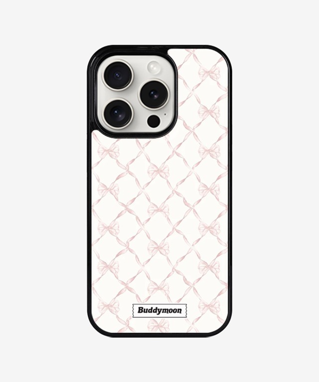 primrose pink ribbon epoxy case - SORT OUT 솔트아웃