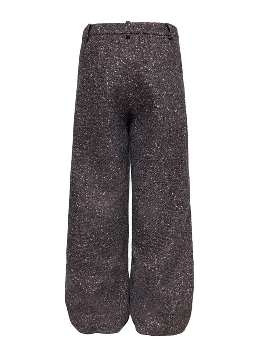 Speckled Wide Tweed Slacks | BCAESAR