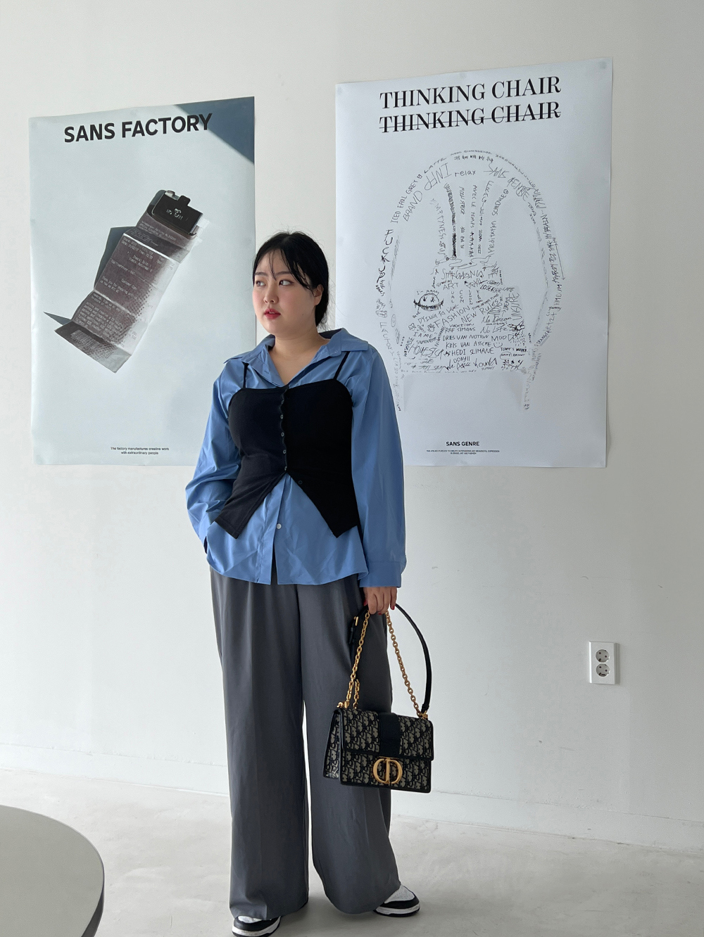 드뮤트 [1000장🎉/55-100] 볼드 골지 나시 탑 뷔스티에 빅사이즈 (4color)