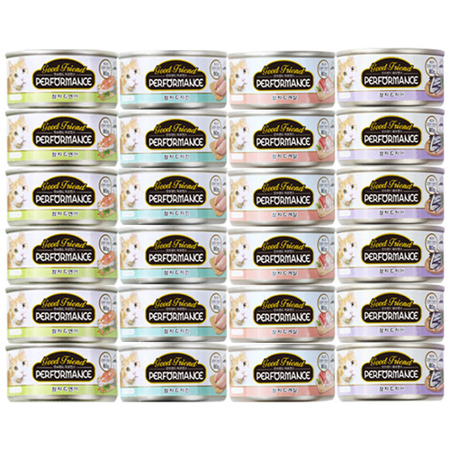 굿프랜드 퍼포먼스 캔 콤보박스 80gx24개입 - HOMEPET