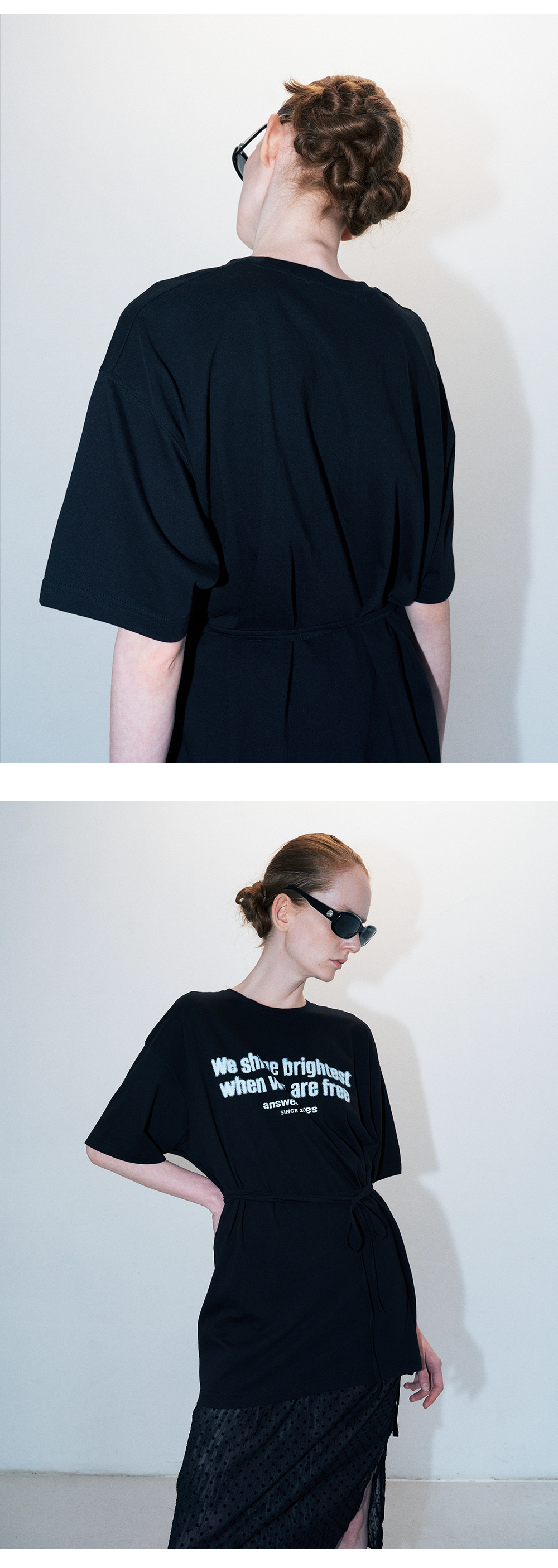 Box tied tee black - 감도 깊은 취향 셀렉트샵 29CM