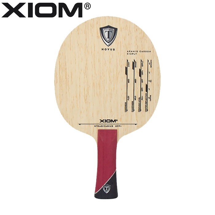 [XIOM] 엑시옴 탁구라켓 스트라디바리우스 5+2 아우터카본 라켓 - 티인사이드스포츠