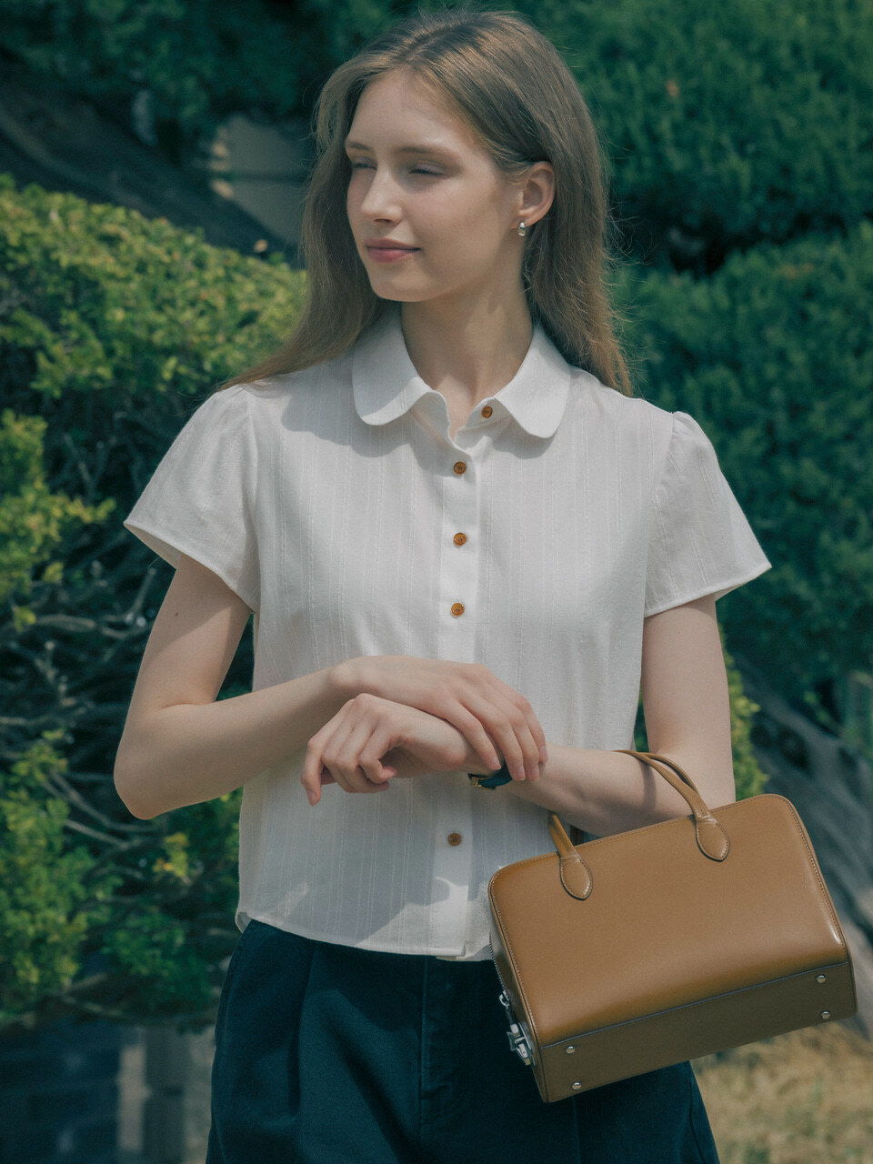 Rosie puff sleeve blouse_Ivory - 노운베러