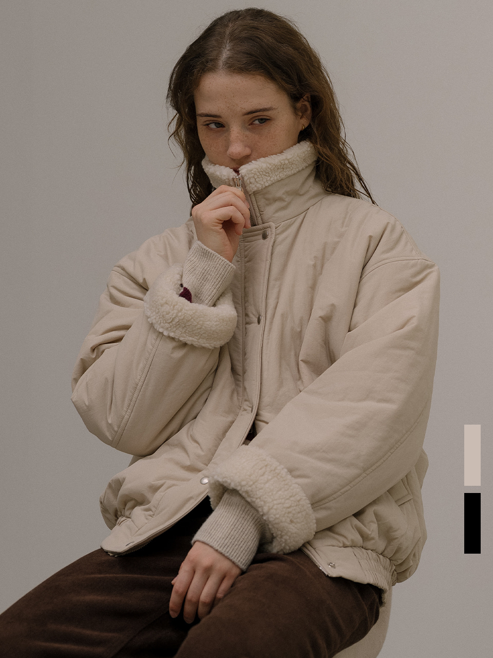 Dumble high-neck puffer jacket [KNFW05JP09]_[2color] | 노운베러