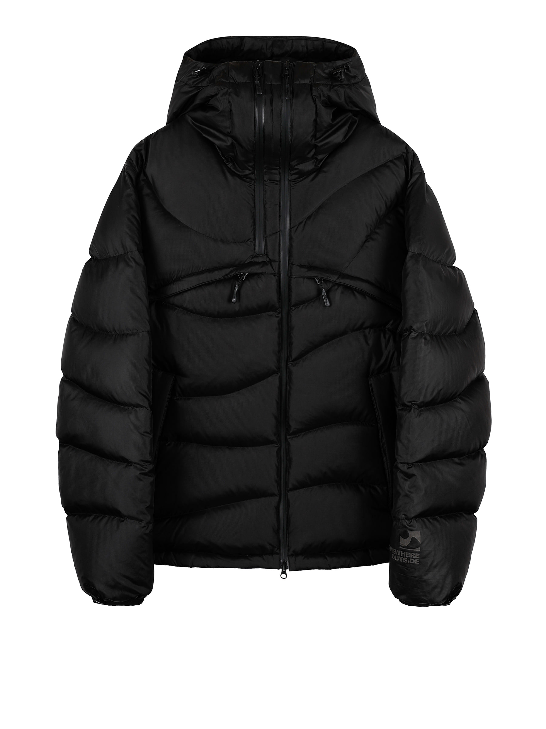 Contour lined goose-down padding_11SWD101 BLACK | SOHC