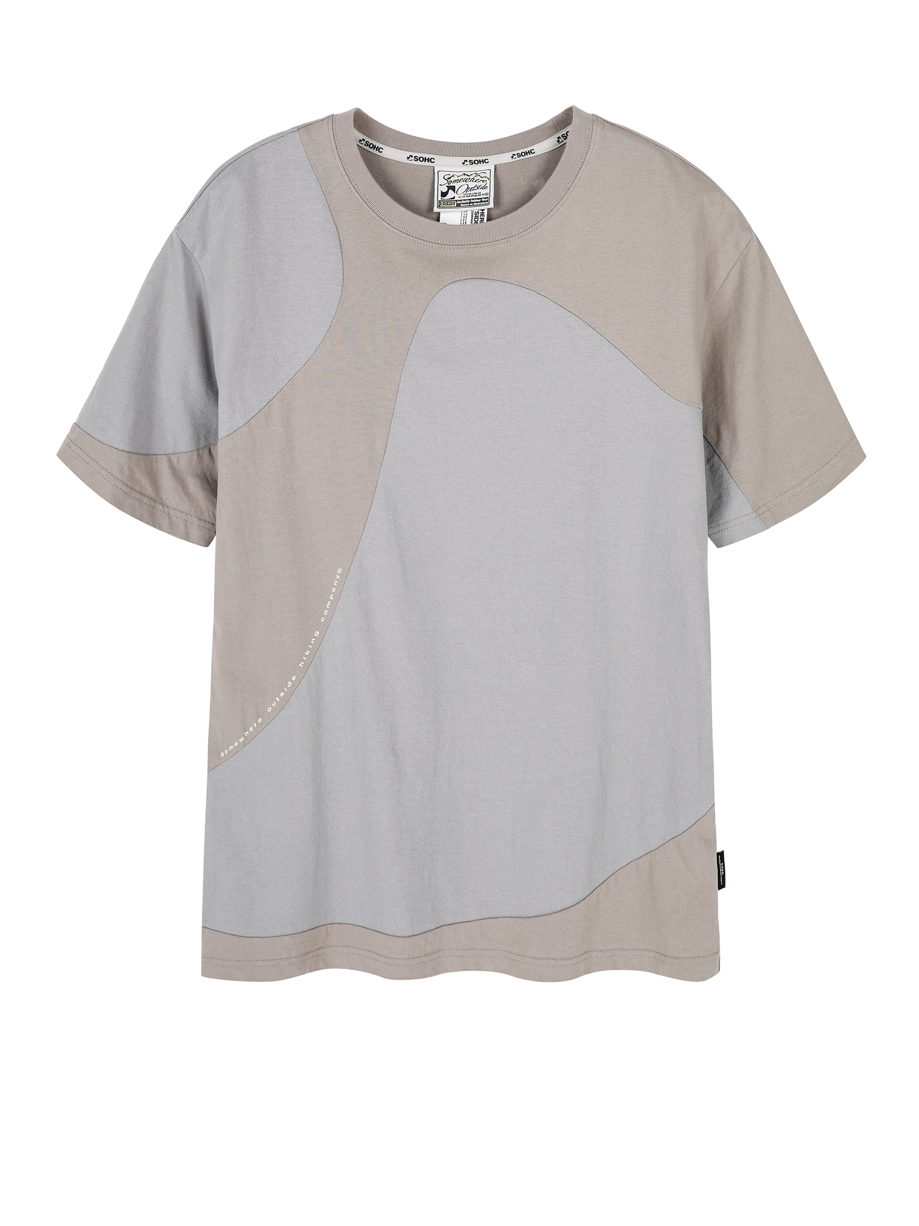 Symbol 2-Color T-Shirt_11TUT153 BROWN - SOHC