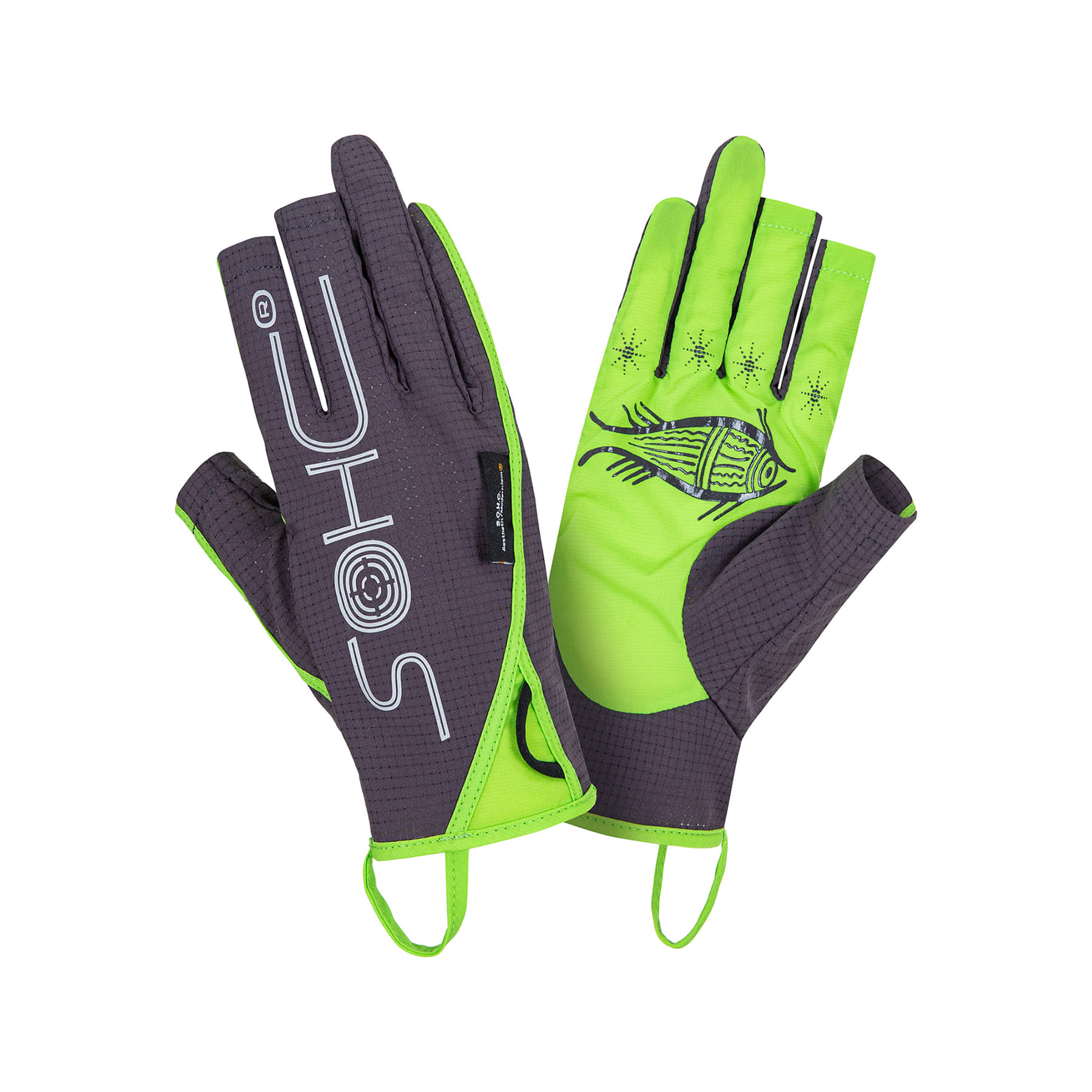 SOHC Fisherman 3-Fingerless Gloves_12VSL901 CHARCOAL - SOHC