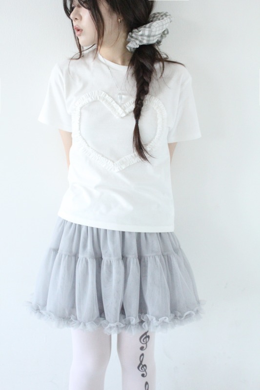 heart ♡ tee (4color) - hippiedippy 히피디피