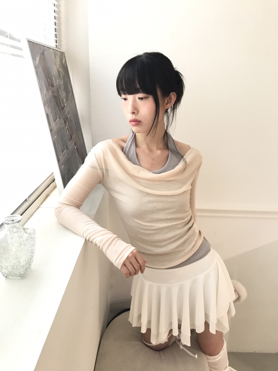 See Through Ballet Tee 3color Hippiedippy 히피디피