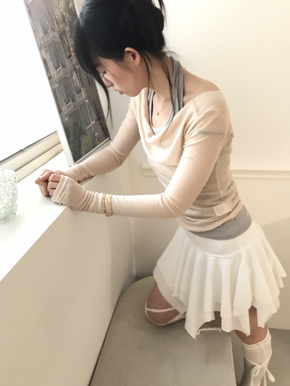 See Through Ballet Tee 3color Hippiedippy 히피디피