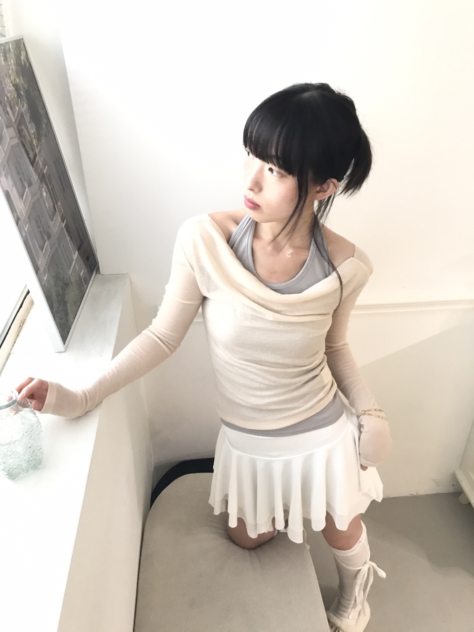 See Through Ballet Tee 3color Hippiedippy 히피디피
