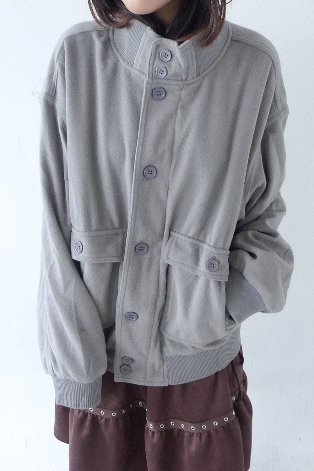 2oz* flap blouson jacket (2color) - 2-3주 소요 | hippiedippy 히피디피