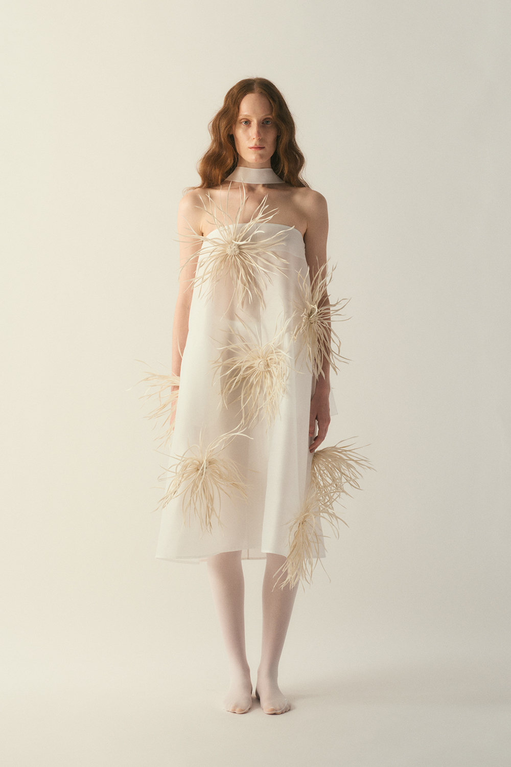 Altiora Overlapped Scarf Dress - JINSUN