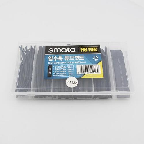 [5823](스마토) 열수축튜브세트 흑색 HS10B - 에어컨자재 멀티샵 알만