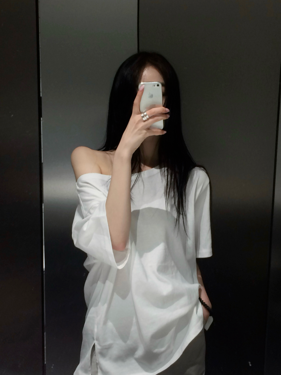 Burh Unbalanced Boxy T-shirt (3colors) | RE M U