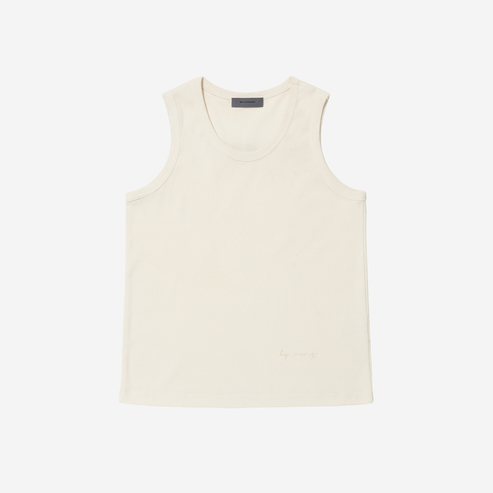 바이랑 - SUPIMA LOGO SLEEVELESS