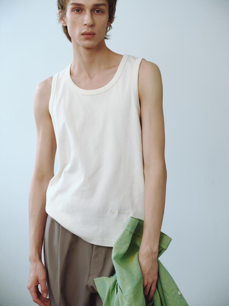 바이랑 - SUPIMA LOGO SLEEVELESS