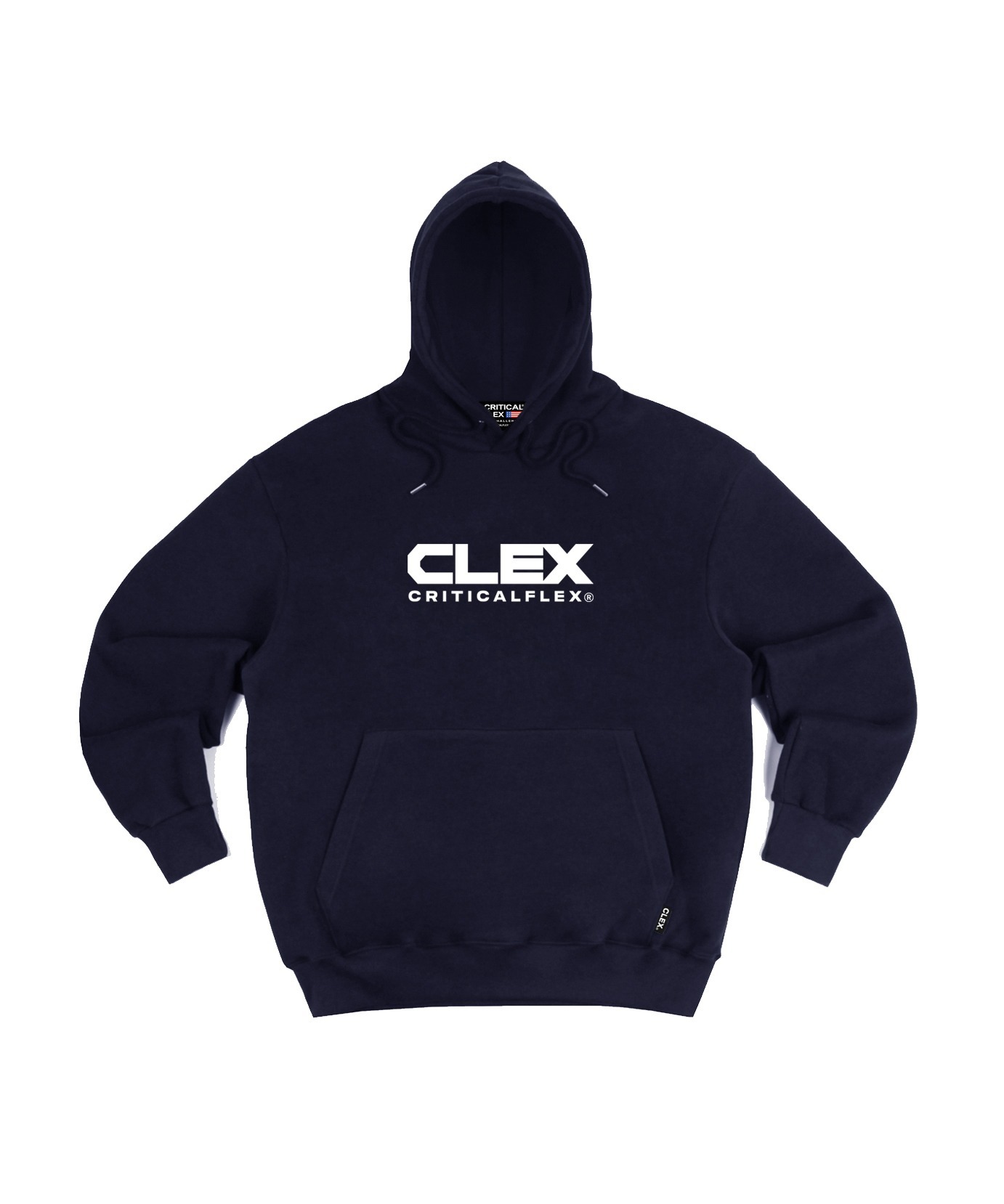 CLEX USA HOODIE NAVY | CRITICALFLEX