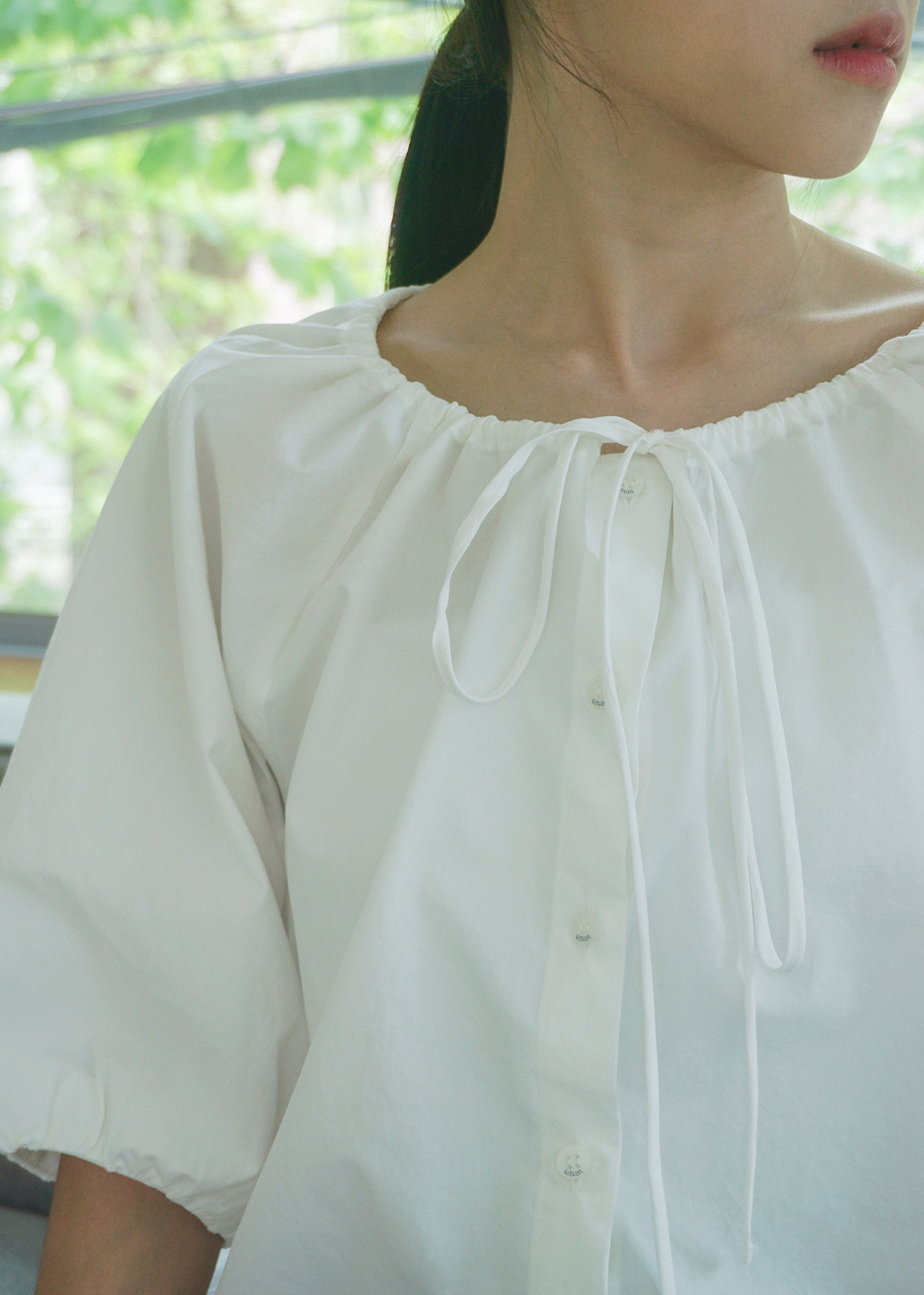 May string blouse_White - MONOA