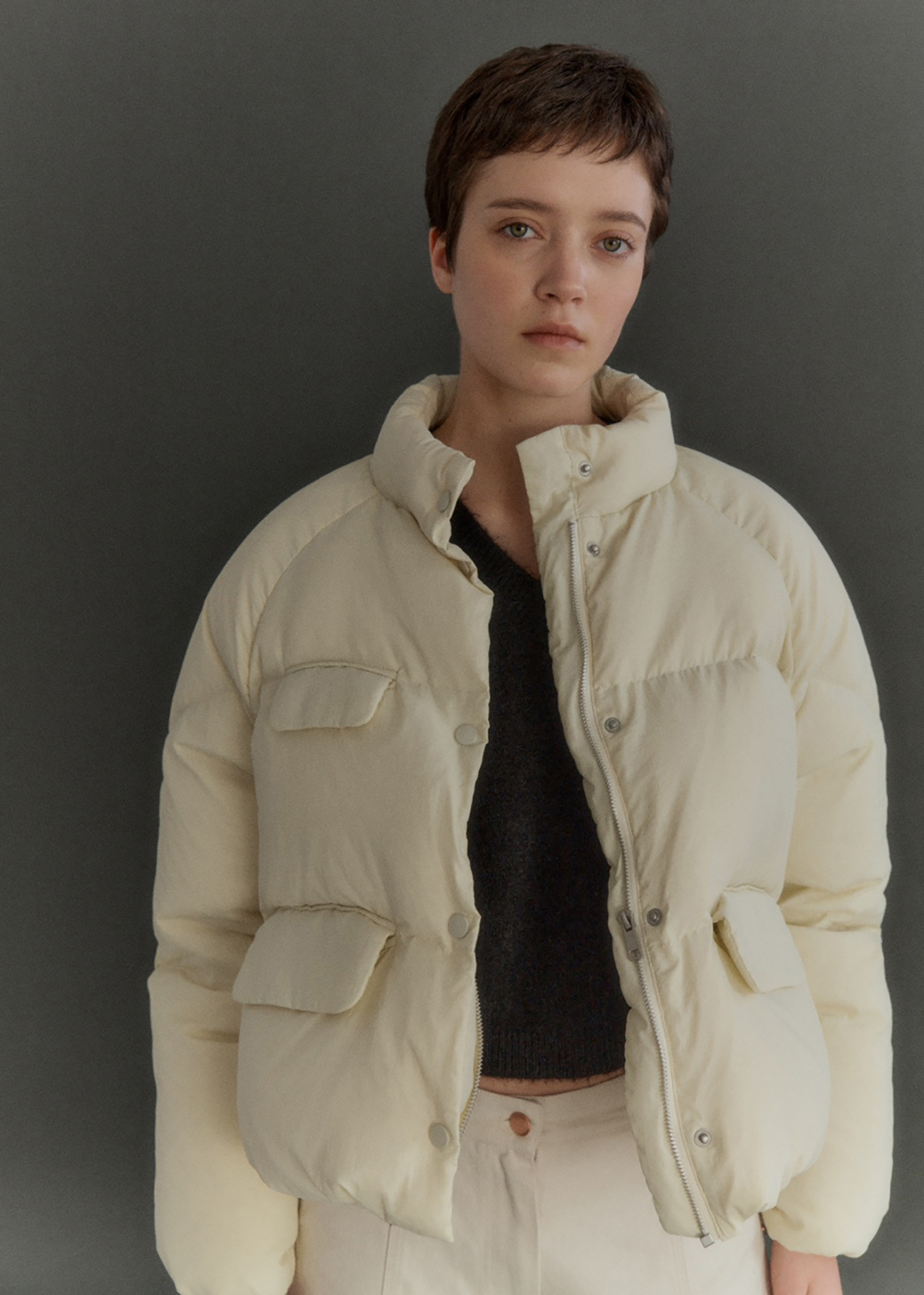 Nov duck down padding_Ivory - MONOA