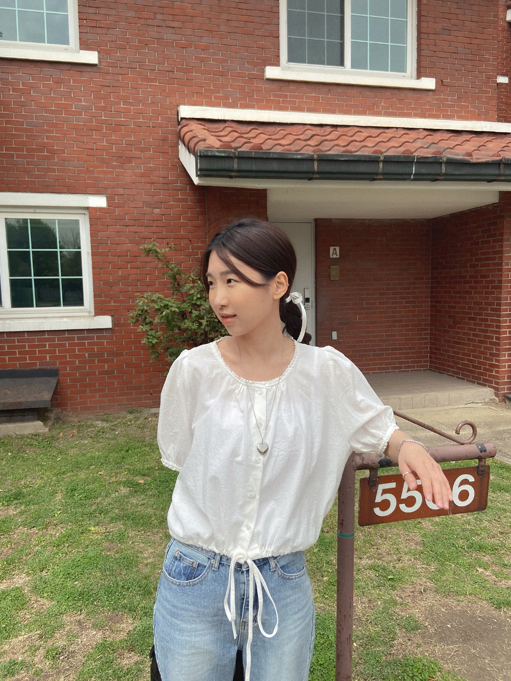 [Monoa Made] heart chain necklace (2type) - MONOA