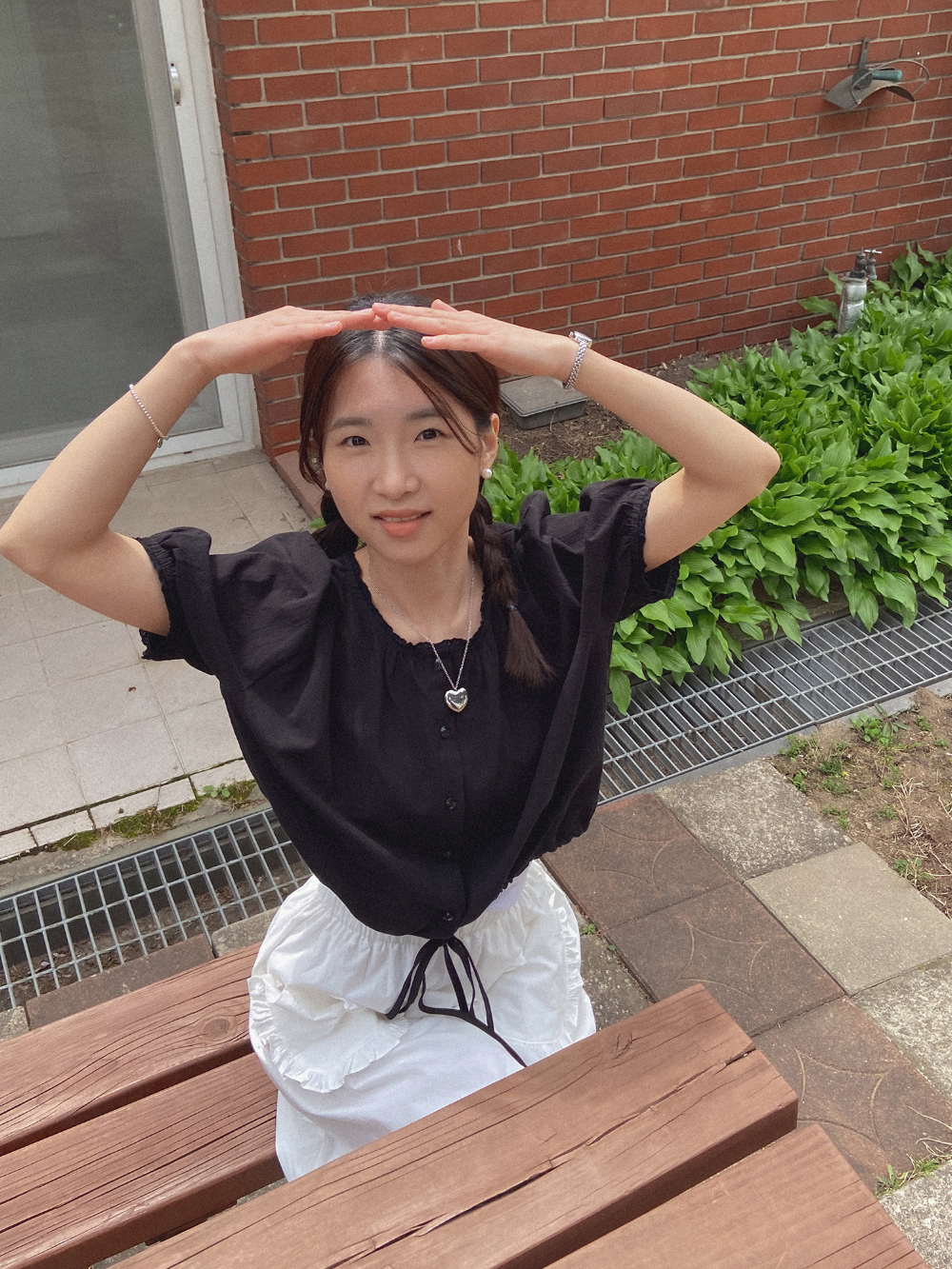 [Monoa Made] heart chain necklace (2type) - MONOA