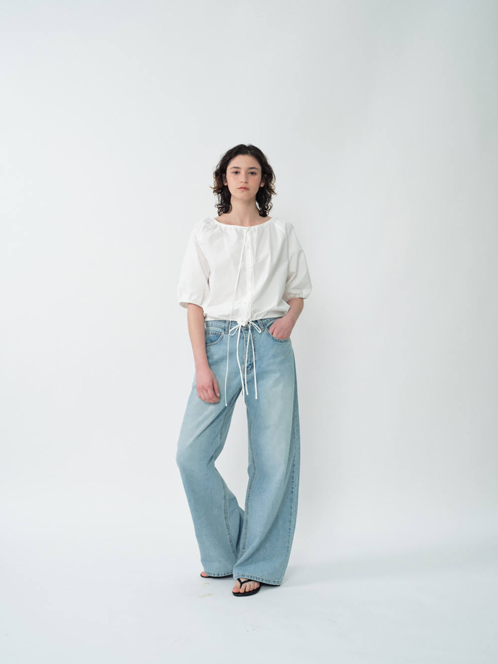 May string blouse_White - MONOA