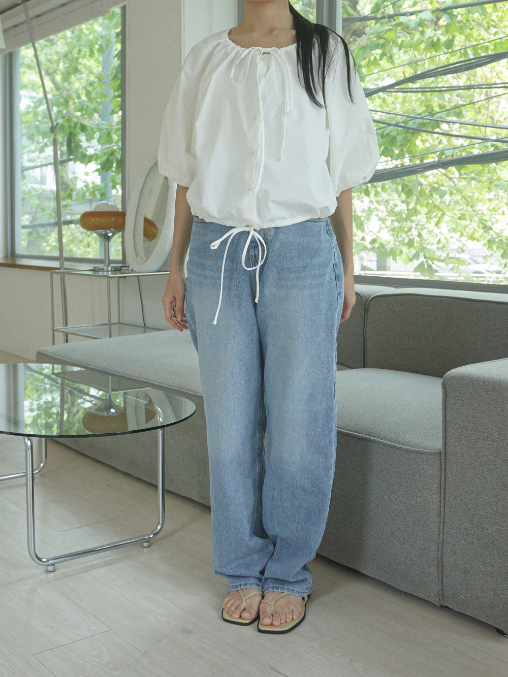 May string blouse_White - MONOA