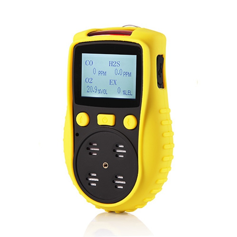 SAFEGAS YM-1200 밀폐공간 4가스 측정기 O2 CO LEL H2S 세이프가스