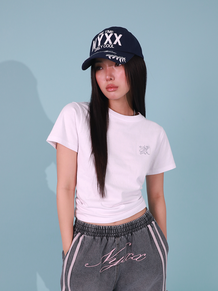 NYX SLOGAN BALL CAP NAVY - NYXX