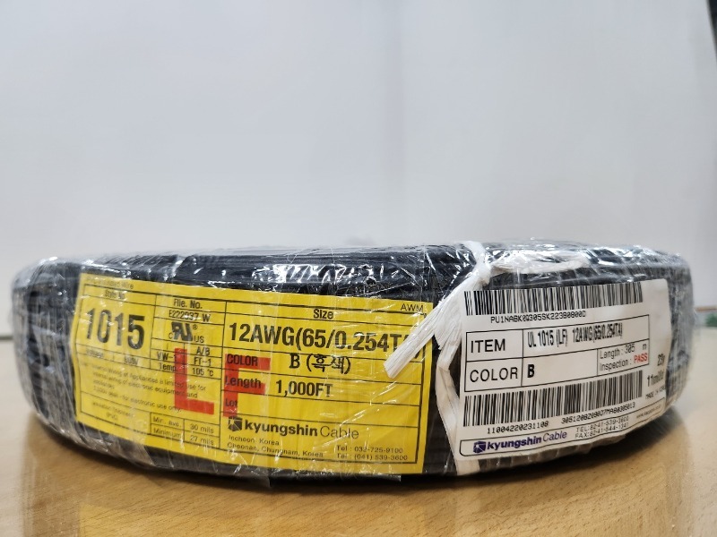 UL전선 1015 12AWG 305M | (주)경신전기