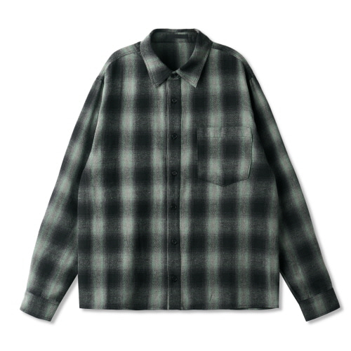 Early 80s Vintage-Inspired American Green Check Shirts - HTAE