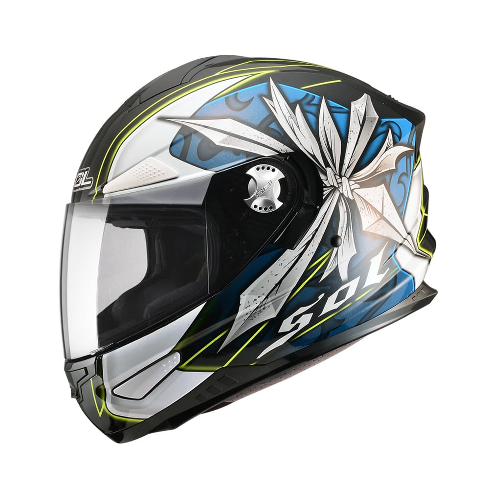 솔 SF-5 스워드2 무광 블랙 블루｜모토몰