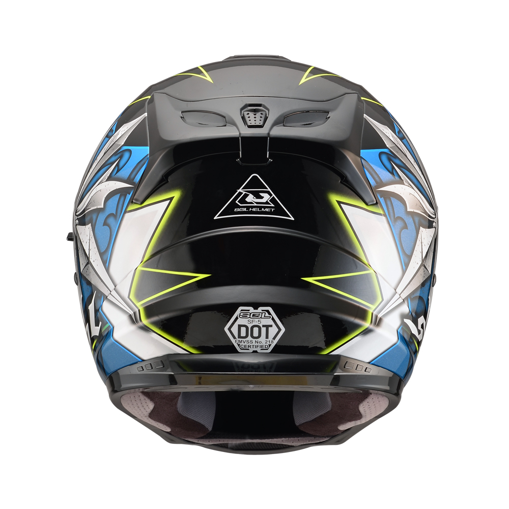 솔 SF-5 스워드2 무광 블랙 블루｜모토몰