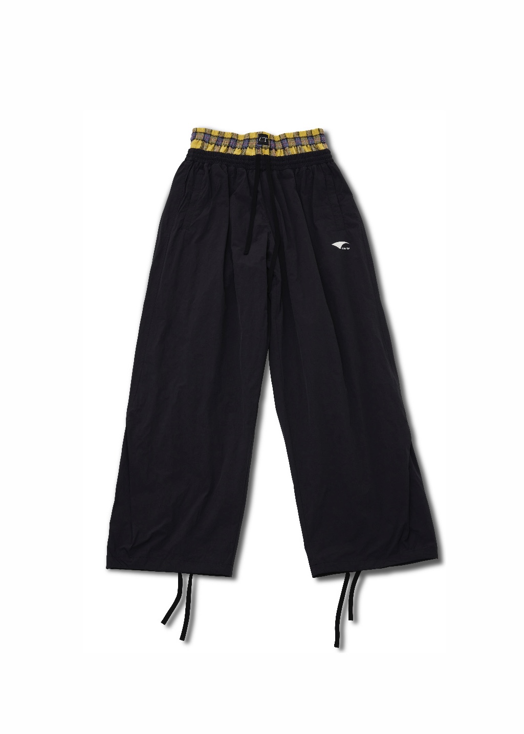 [ORDER-MADE] HEAVY SAG PANTS (YELLOW/BLACK) - COZY-TEX